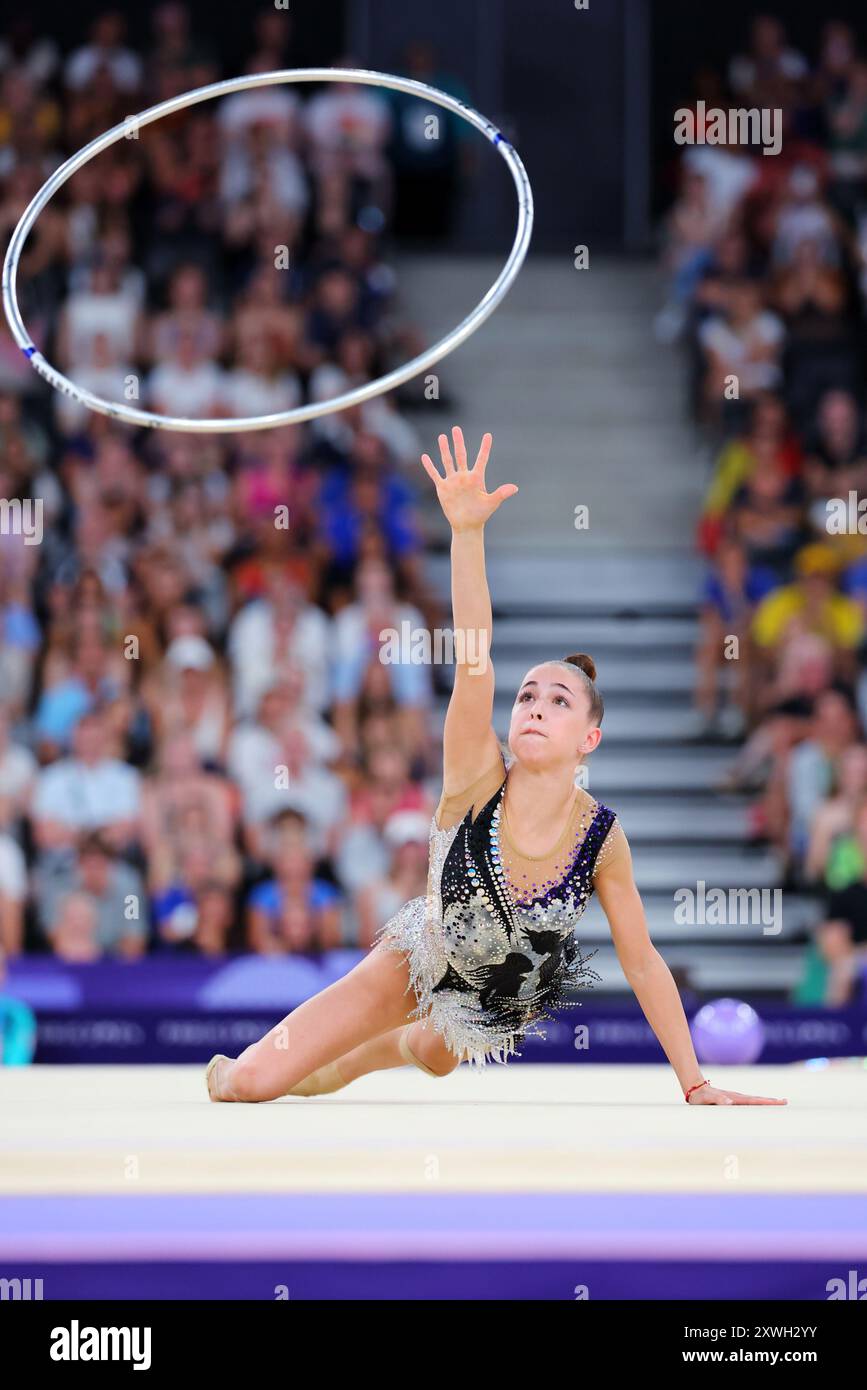 Paris, France. 8th Aug, 2024. Daria Atamanov (ISR) Rhythmic Gymnastics : Individual All-Around ...