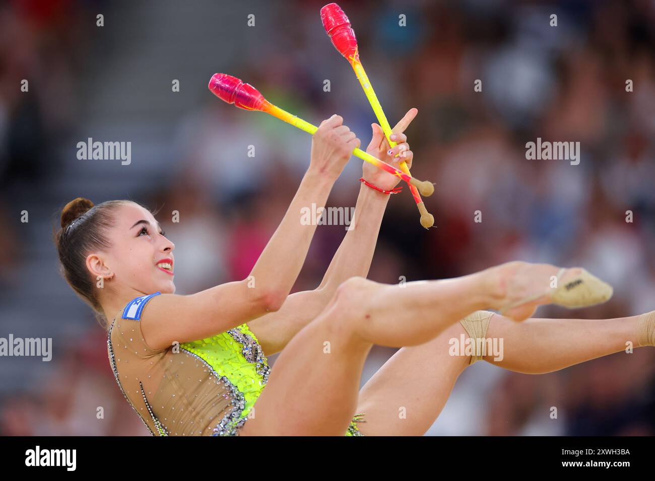 Paris, France. 8th Aug, 2024. Daria Atamanov (ISR) Rhythmic Gymnastics ...