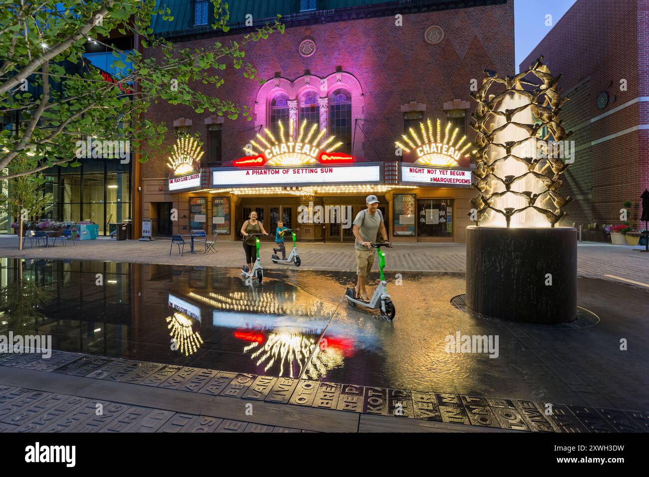 Downtown rochester minnesota peace park hi-res stock photography and ...