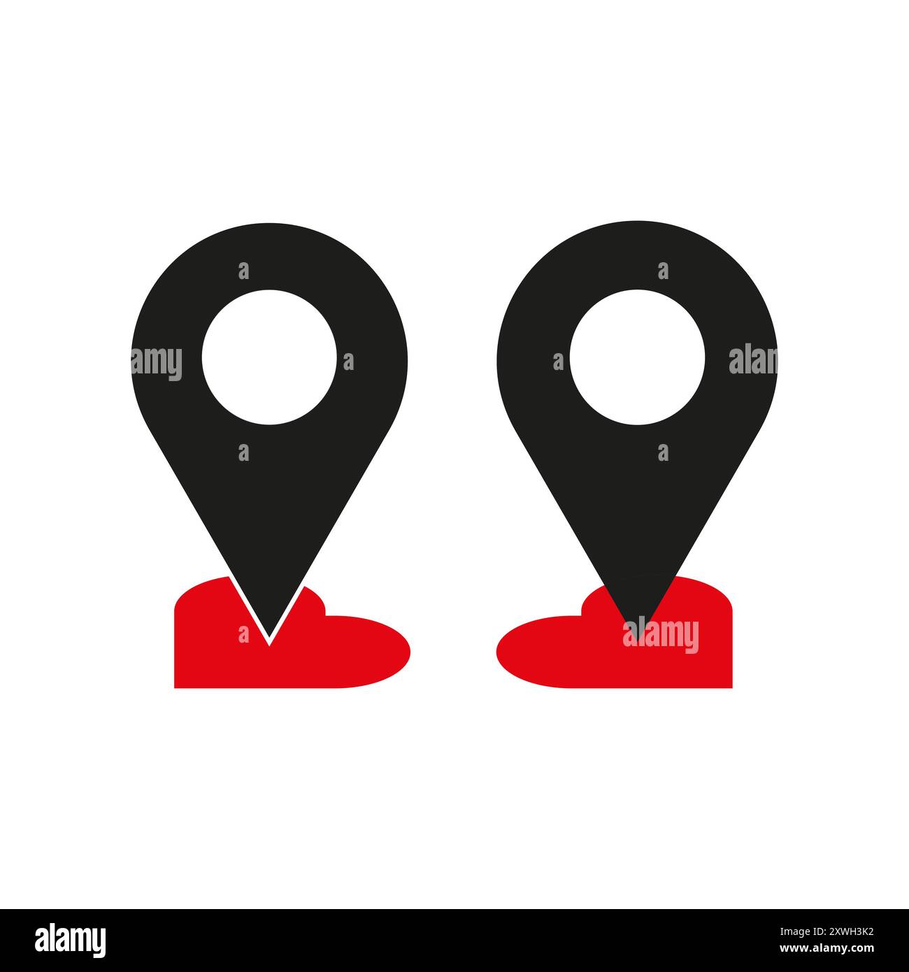 Position coordinate vector map hi-res stock photography and images - Alamy