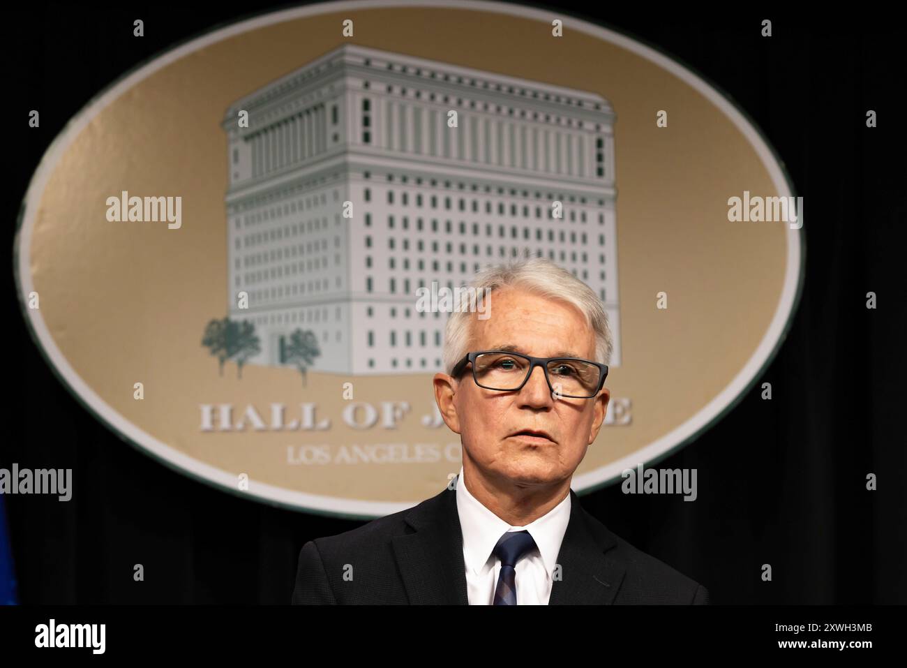 Los Angeles, USA. 19th Aug, 2024. Four men have been charged in connection with the death of ...