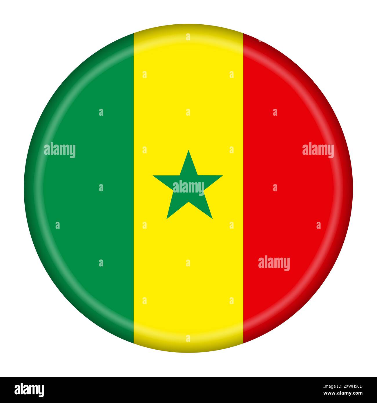 Senegalese flag Cut Out Stock Images & Pictures - Alamy