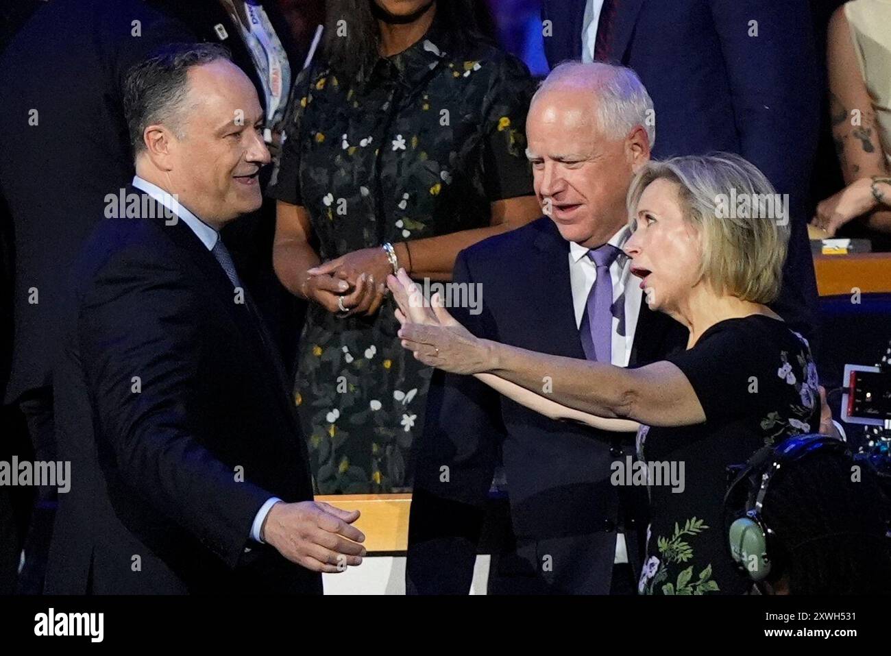 Second Gentalman Douglas Emhoff greets Democratic vice presidential ...