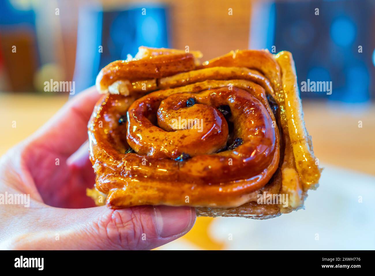 Famous Chelsea Buns in Cambridge, UK Stock Photo - Alamy