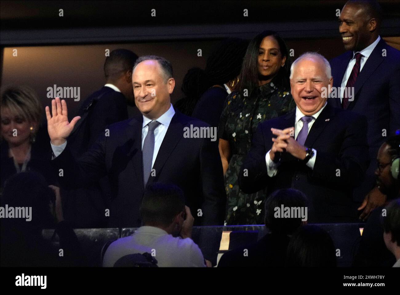 Second gentleman Doug Emhoff and Democratic vice presidential candidate ...