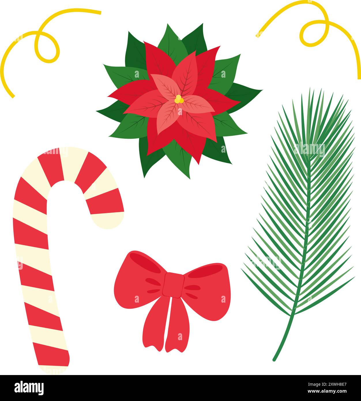 Candy cane label merry Stock Vector Images - Alamy