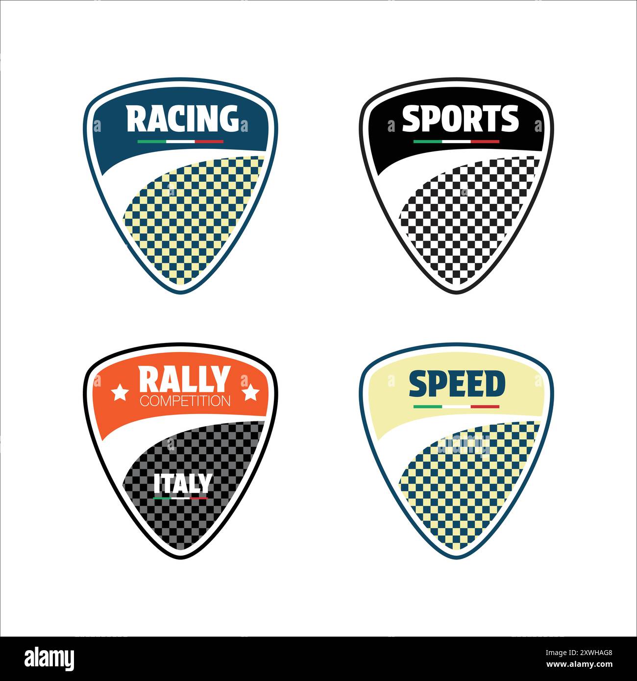 Italy sport car racing labels Stock Vector Image & Art - Alamy
