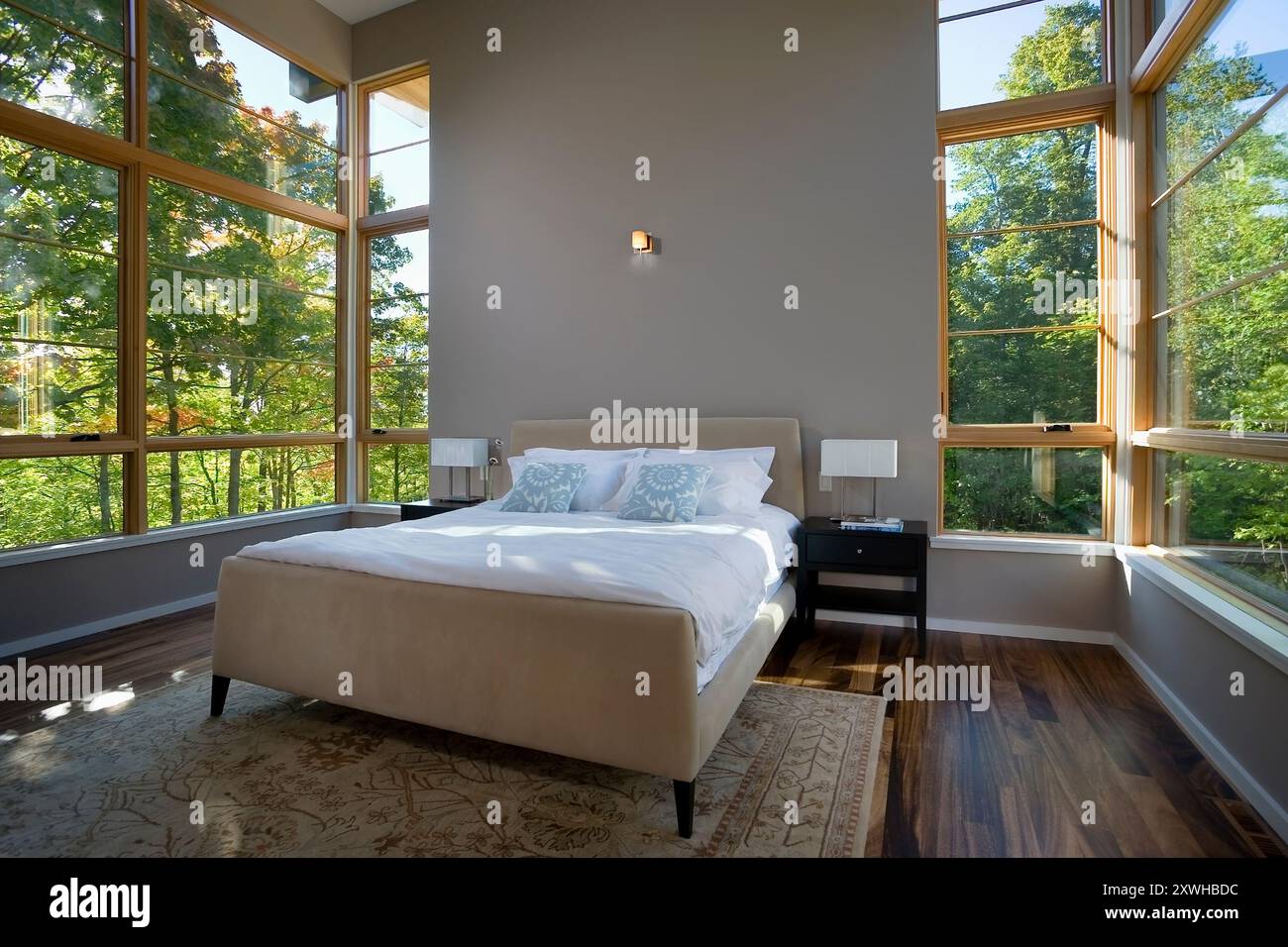 Bedroom With Windows