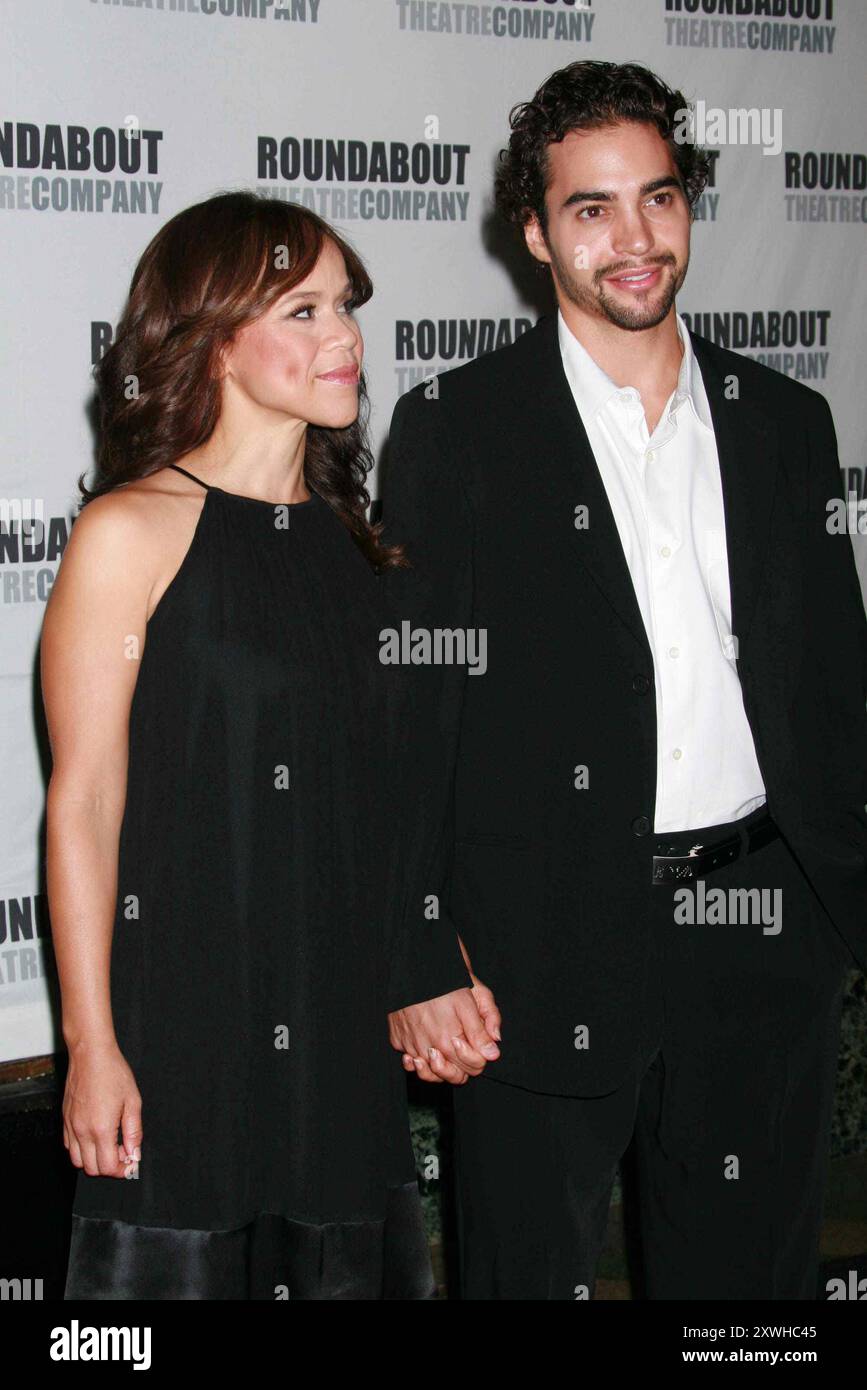 Rosie Perez and Ramon Rodriguez attend the opening night celebration ...