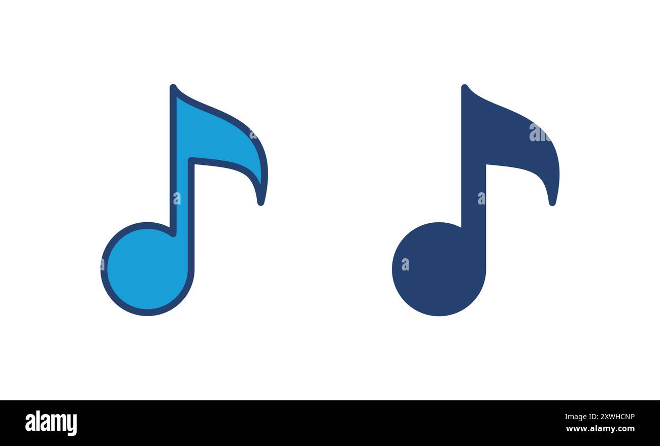 Music icon vector. note music icon vector Stock Vector Image & Art - Alamy