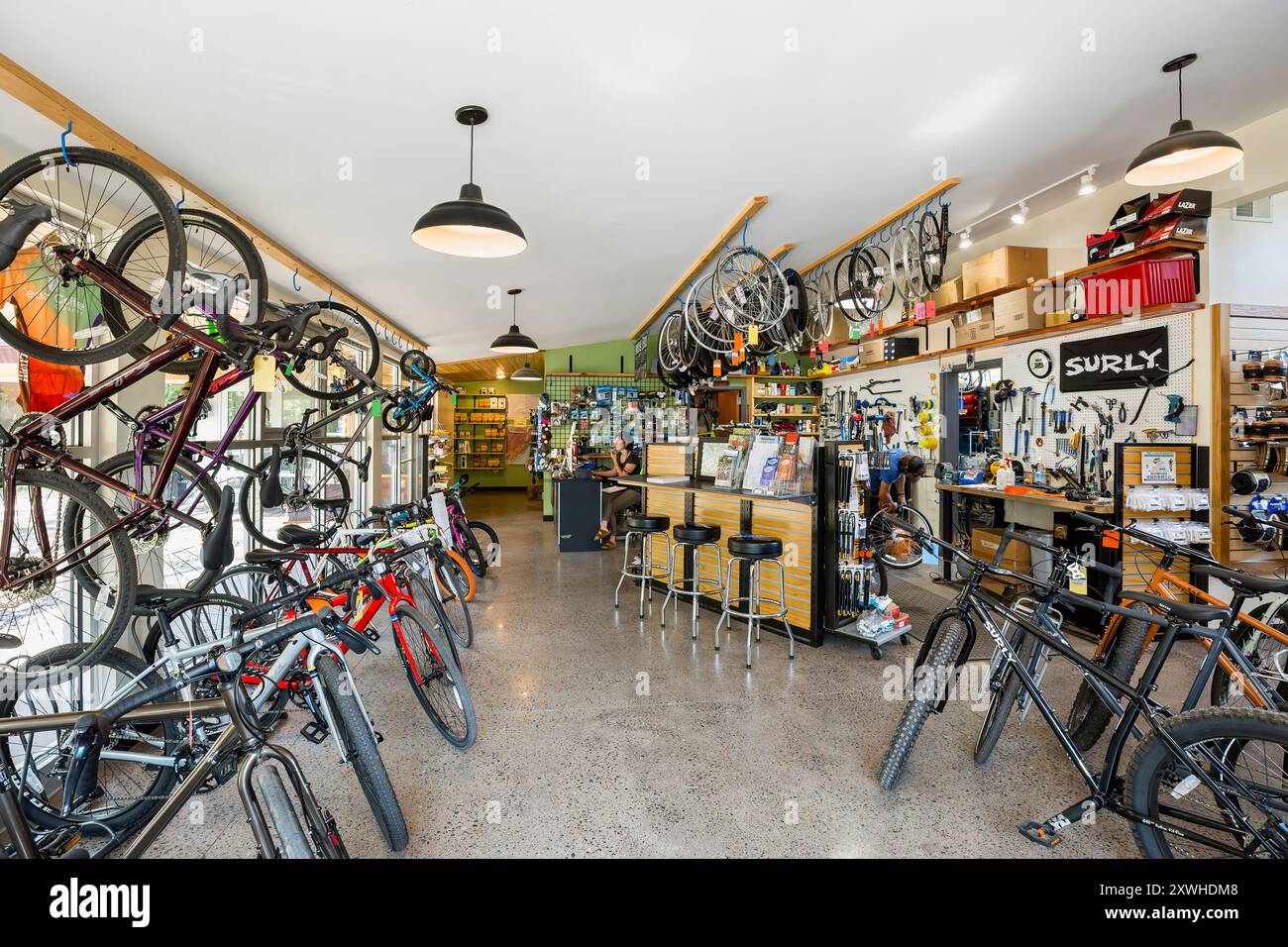 Interior of bike shop hi-res stock photography and images - Alamy