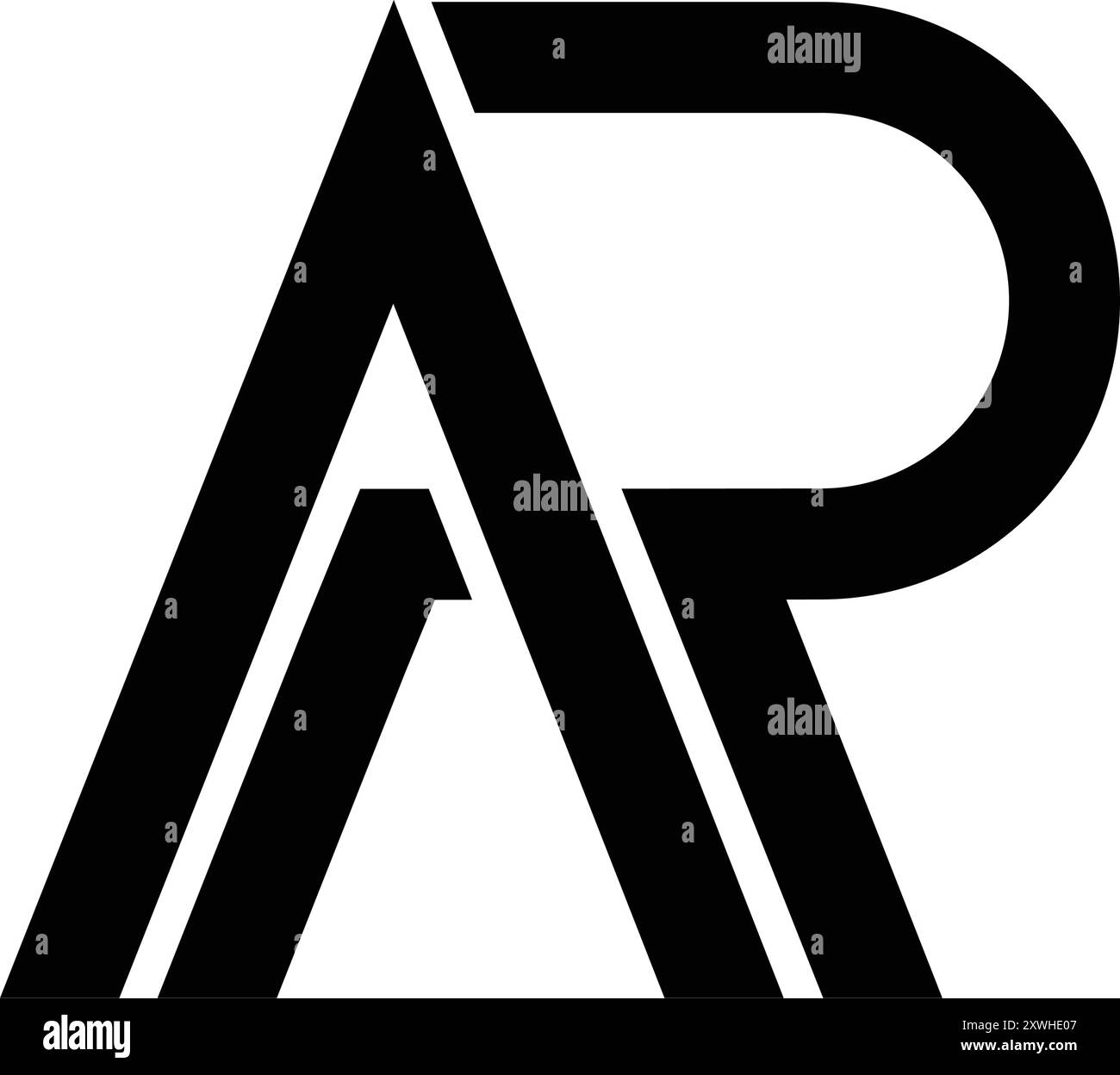 simple ar letter logo illustration design Stock Vector Image & Art - Alamy