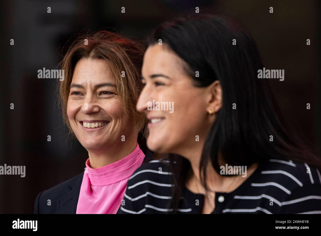 Melbourne, Australia. 20th Aug, 2024. AFLW General Manager Emma Moore ...