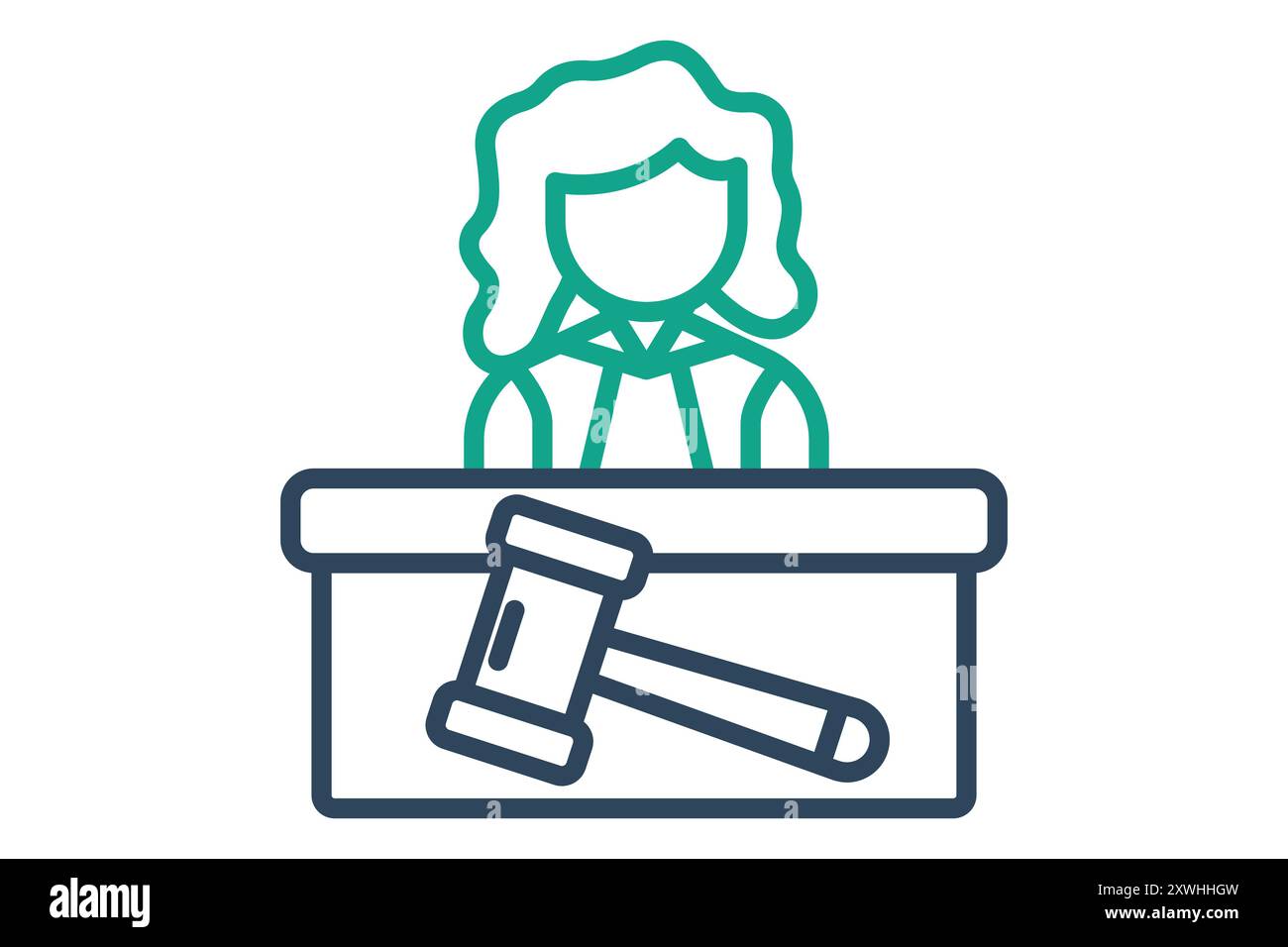 Courtroom vector vectors hi-res stock photography and images - Alamy