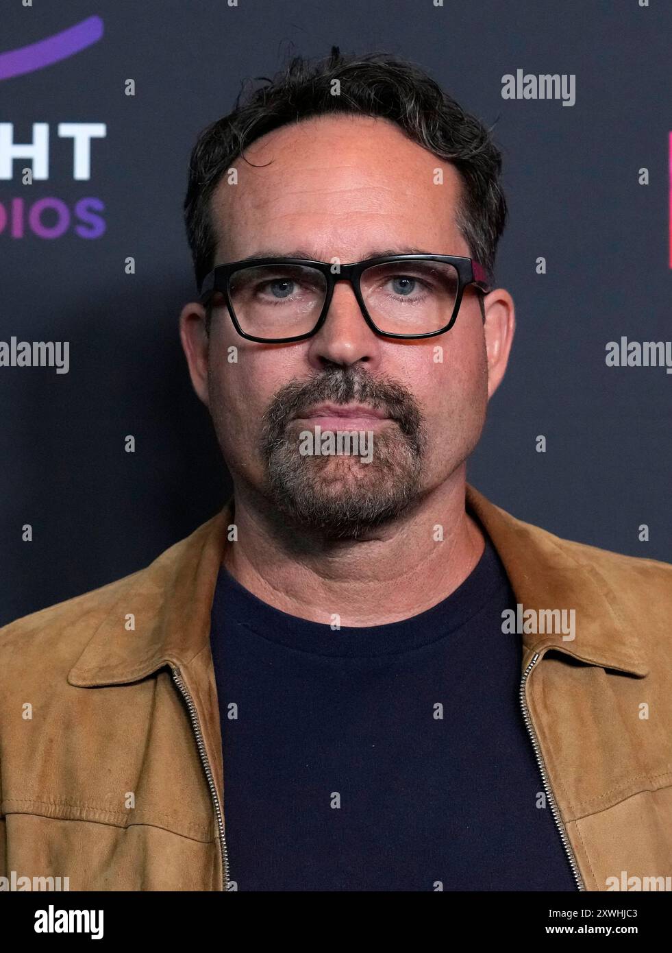 Jason Patric poses at the premiere of the film "Strange Darling" at the ...