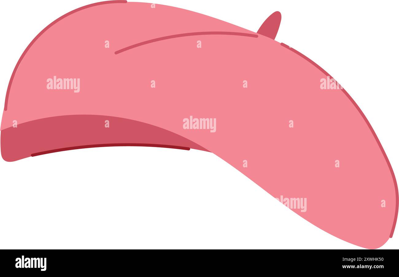 accessory beret cartoon vector illustration Stock Vector Image & Art ...