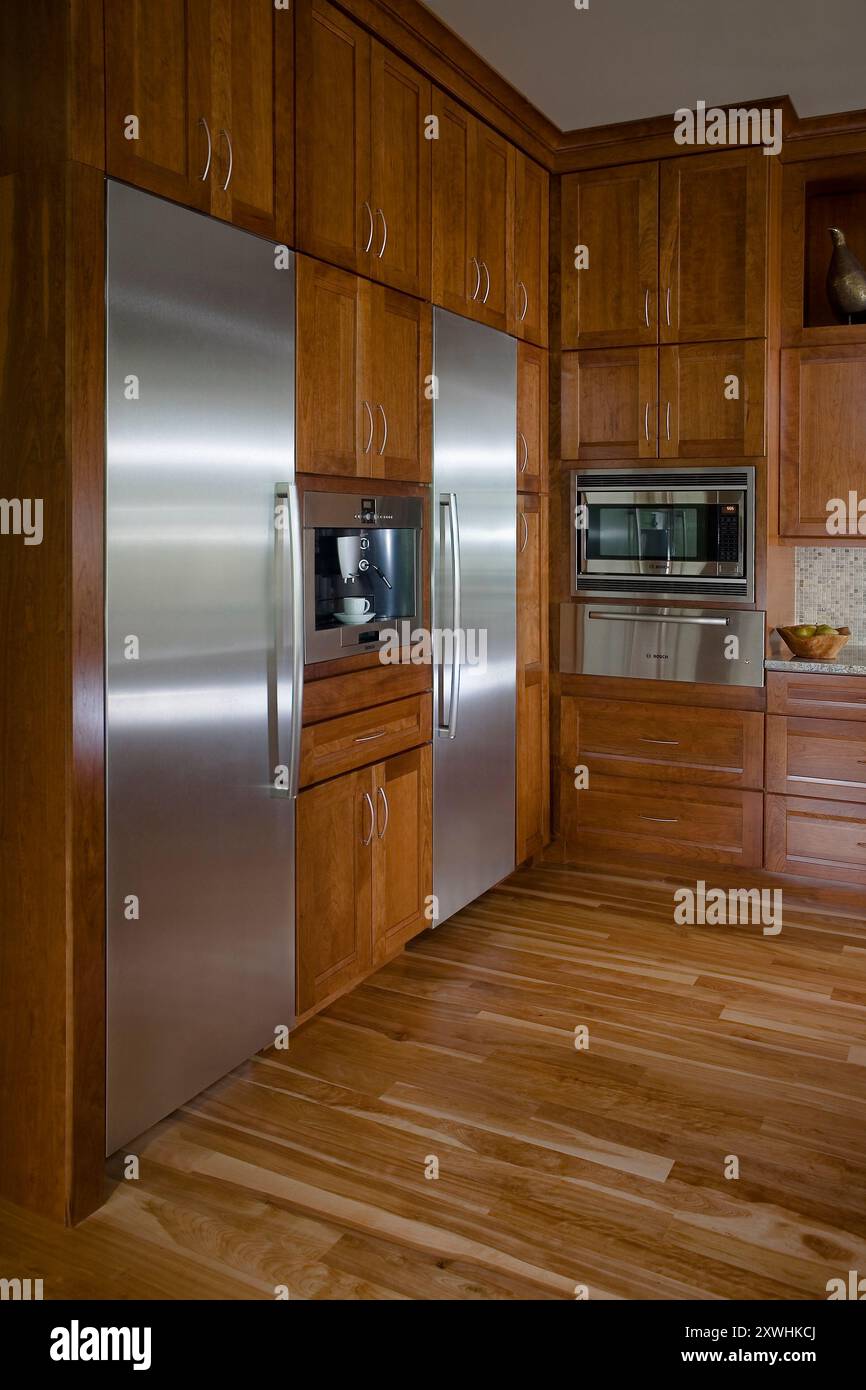 Built in microwave and espresso machine hi-res stock photography and ...