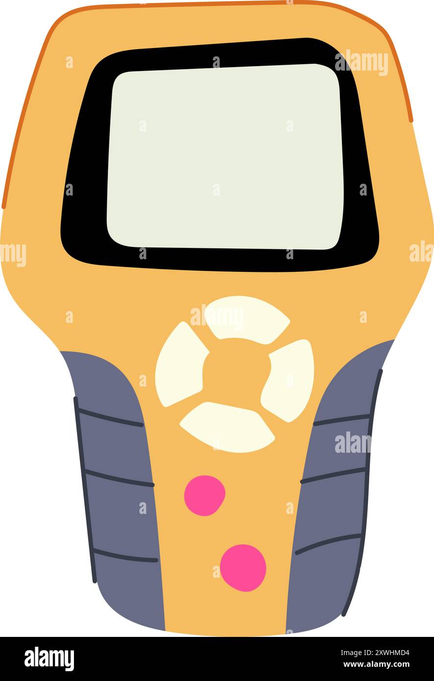 tool car diagnostic scanner cartoon vector illustration Stock Vector ...