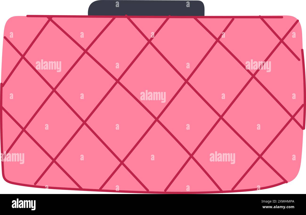 style clutch bag cartoon vector illustration Stock Vector Image & Art ...