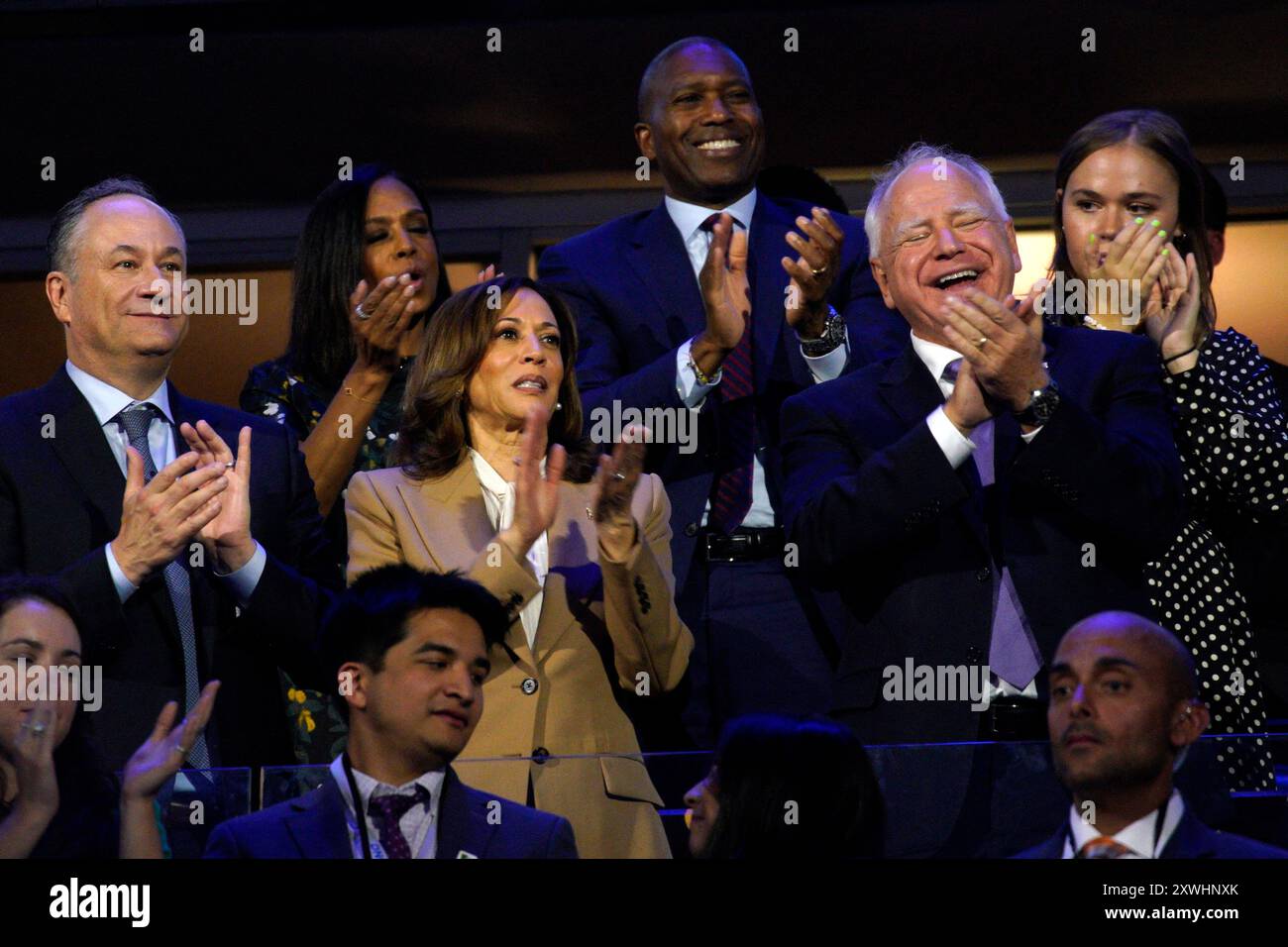 Chicago, United States. 20th Aug, 2024. Second Gentleman Doug Emhoff ...