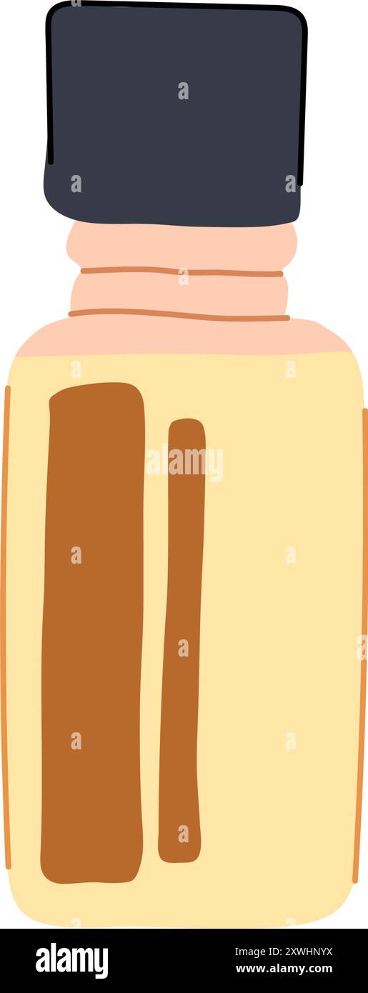 moisturizing massage oil cartoon vector illustration Stock Vector Image ...