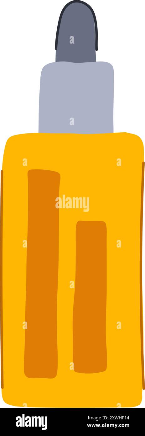 rejuvenating massage oil cartoon vector illustration Stock Vector Image ...