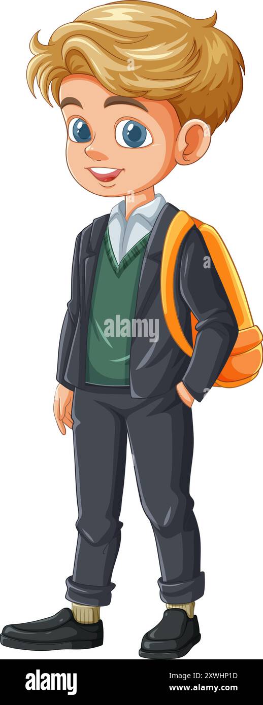 Child ready for school elementary Stock Vector Images - Alamy