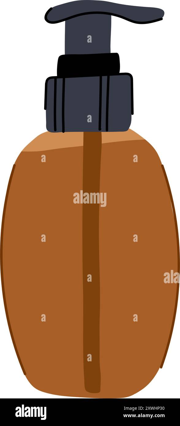 stress massage oil cartoon vector illustration Stock Vector Image & Art ...