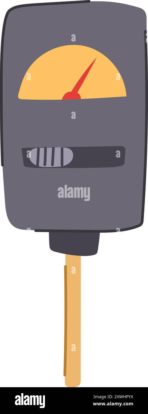 solution ph meter cartoon vector illustration Stock Vector Image & Art ...