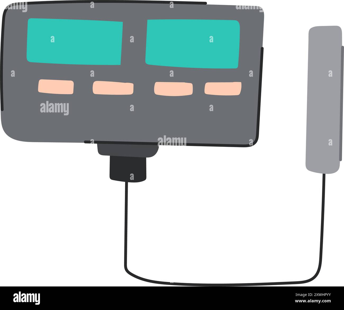 sensor ph meter cartoon vector illustration Stock Vector Image & Art ...