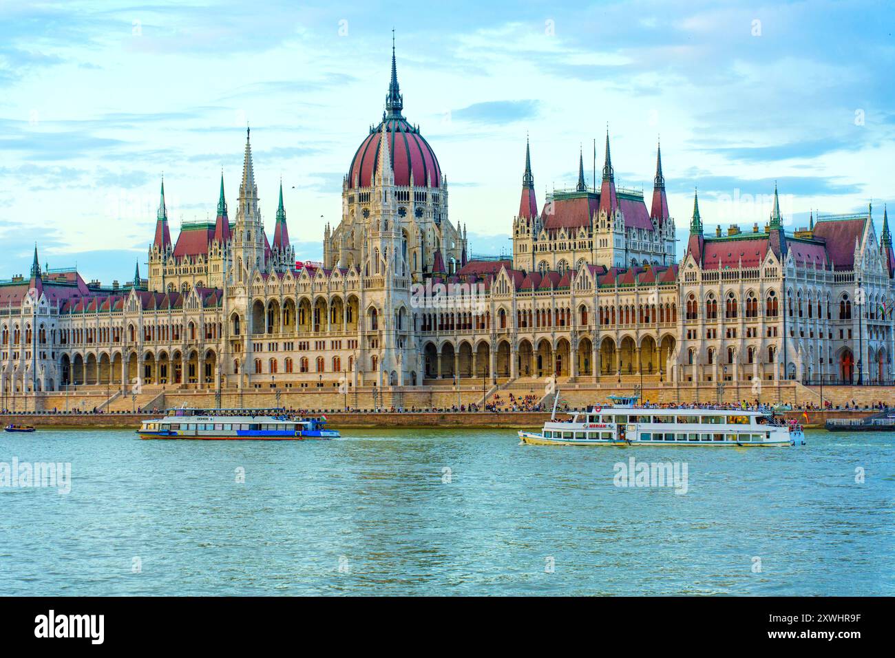 Budapest, Hungary - July 7, 2024: Hungarian Parliament Building ...