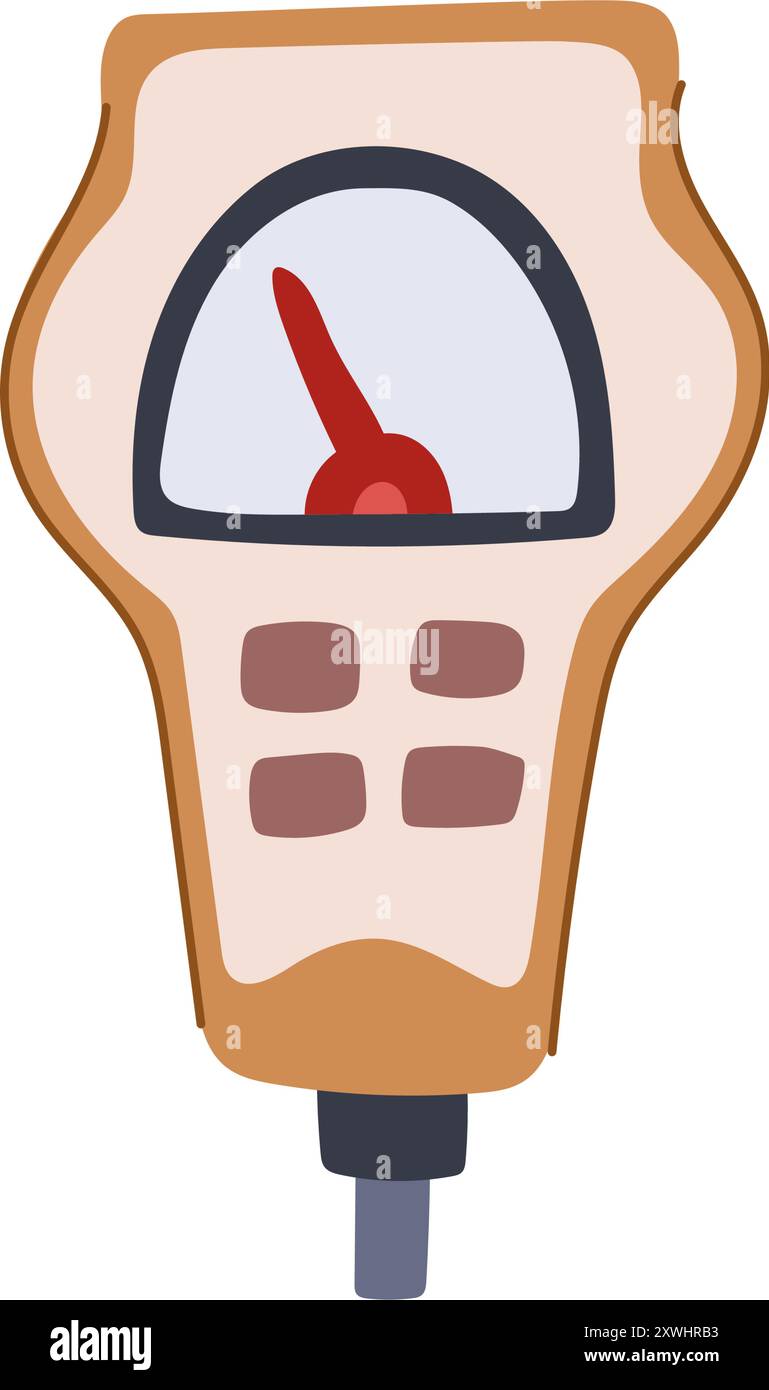 accuracy ph meter cartoon vector illustration Stock Vector Image & Art ...