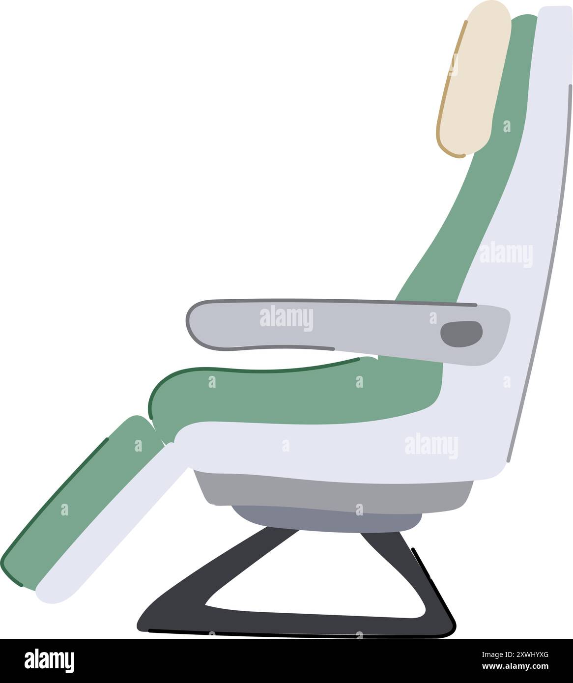 Airplane armrest Stock Vector Images - Alamy