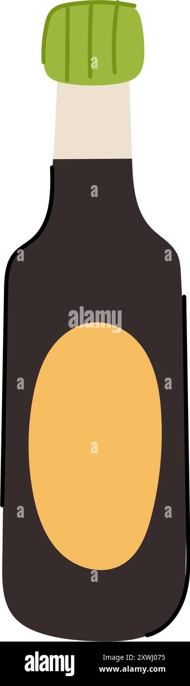 umami soy sauce cartoon vector illustration Stock Vector Image & Art ...