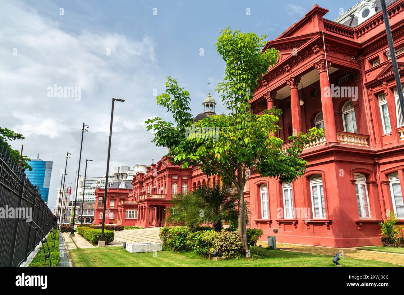 The Red House, the seat of Parliament of Trinidad and Tobago in Port of ...