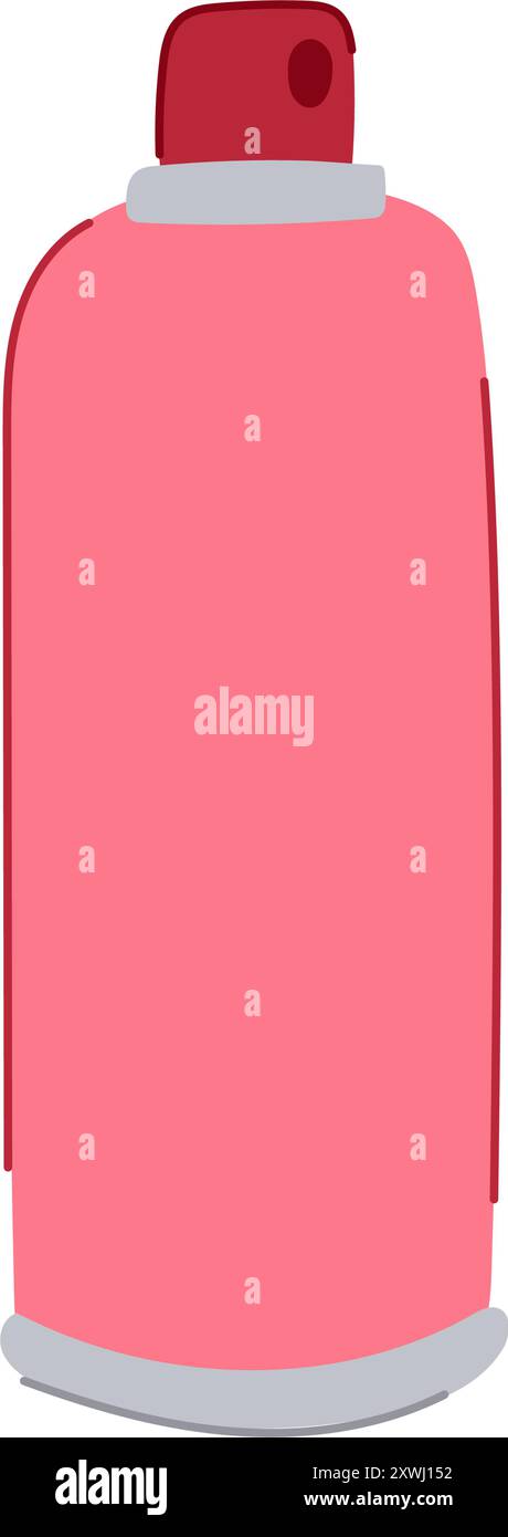 refillable spray bottle cartoon vector illustration Stock Vector Image ...