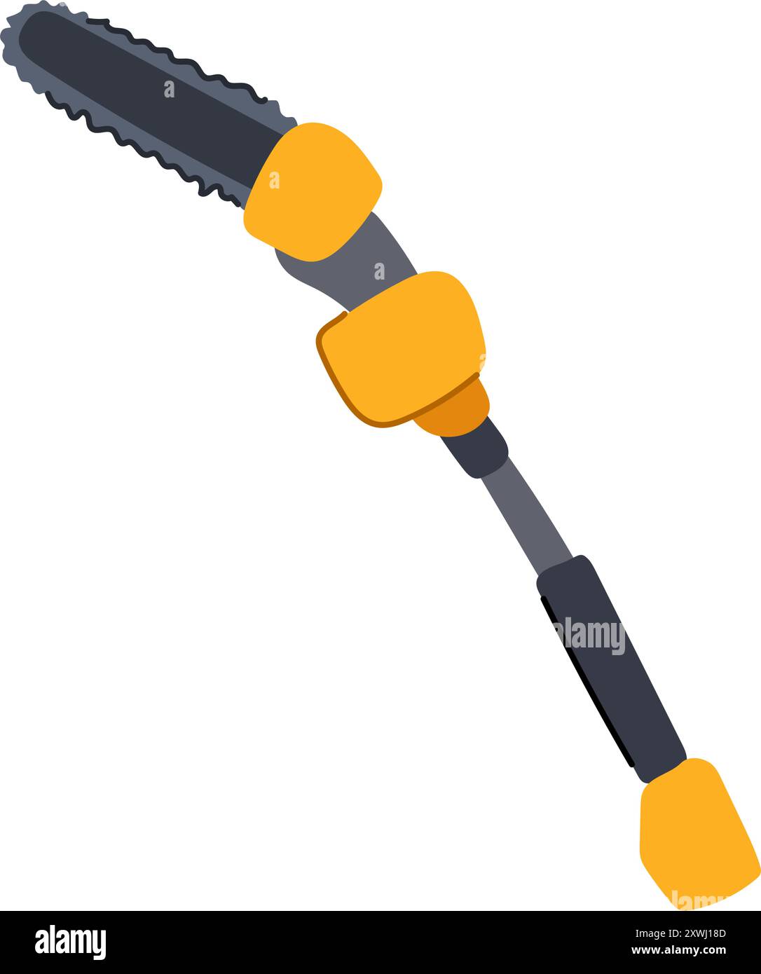 arborist tree trimmer cartoon vector illustration Stock Vector Image ...