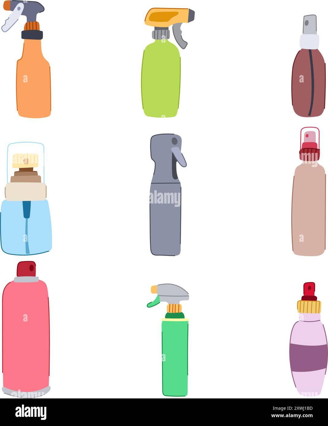 Dispenser cleaning solution Stock Vector Images - Alamy