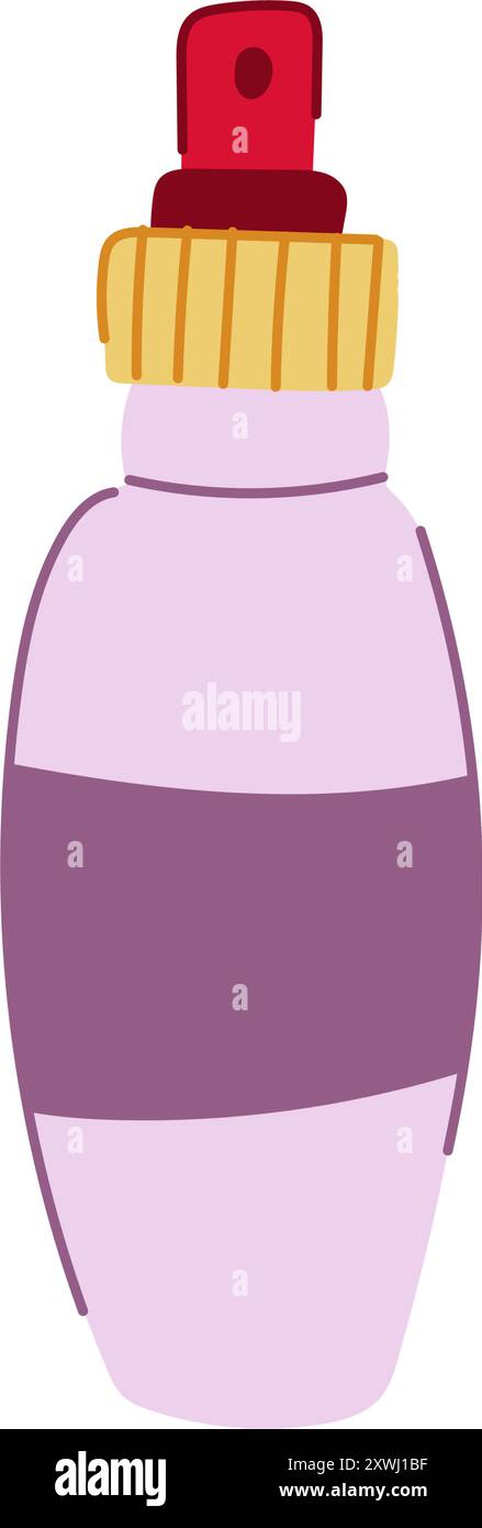 glass spray bottle cartoon vector illustration Stock Vector Image & Art ...