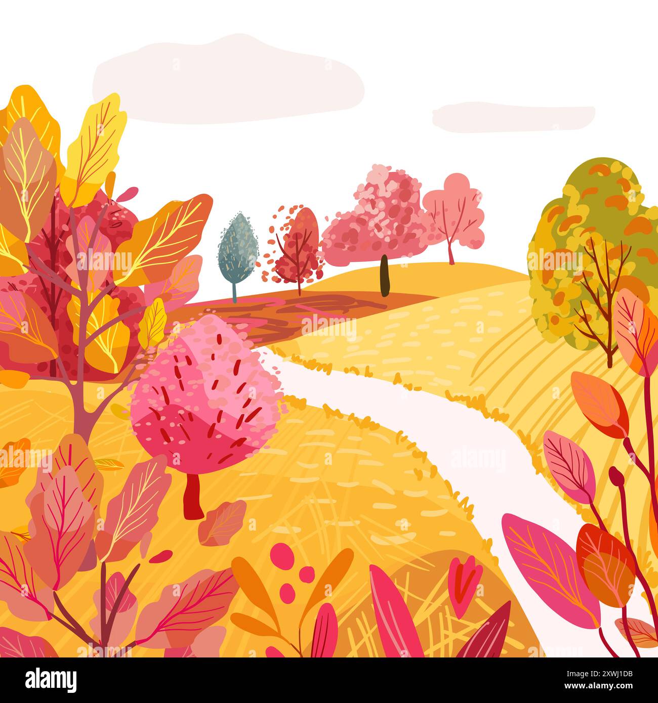 Clearing bush Stock Vector Images - Alamy