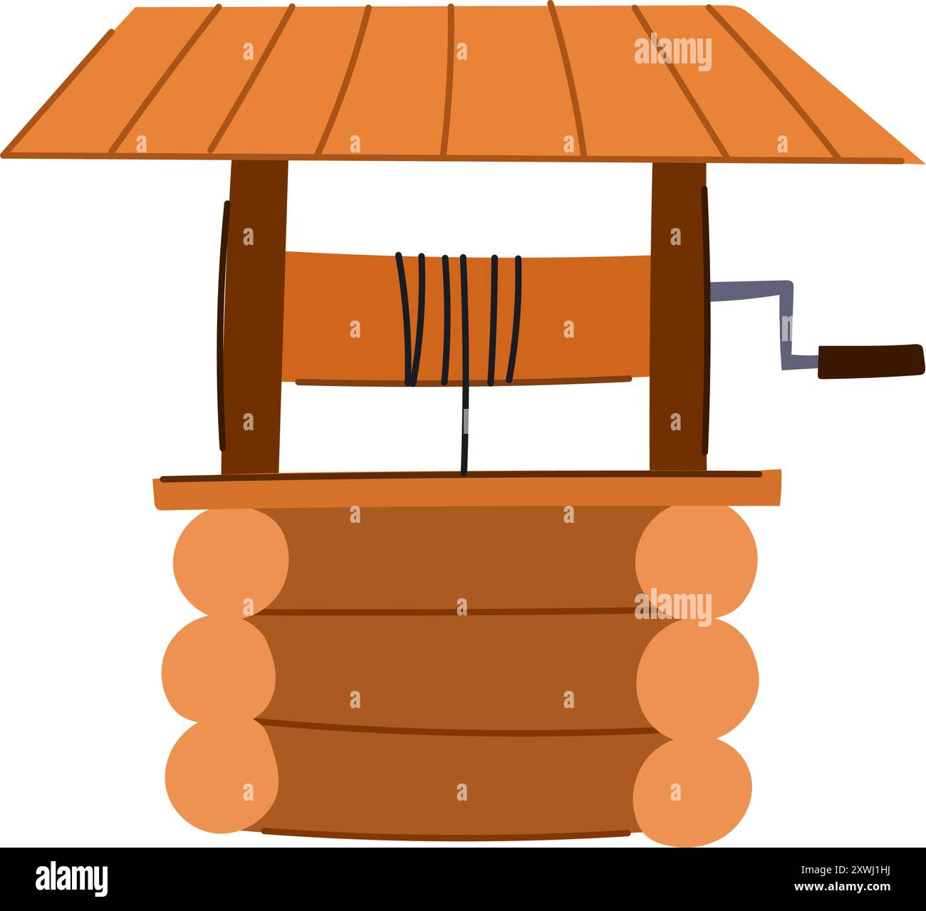 aquifer well water cartoon vector illustration Stock Vector Image & Art ...