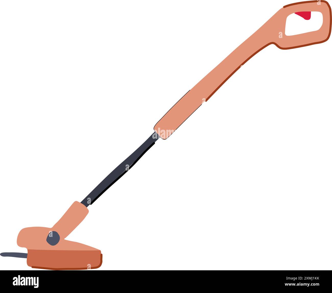 branches tree trimmer cartoon vector illustration Stock Vector Image ...