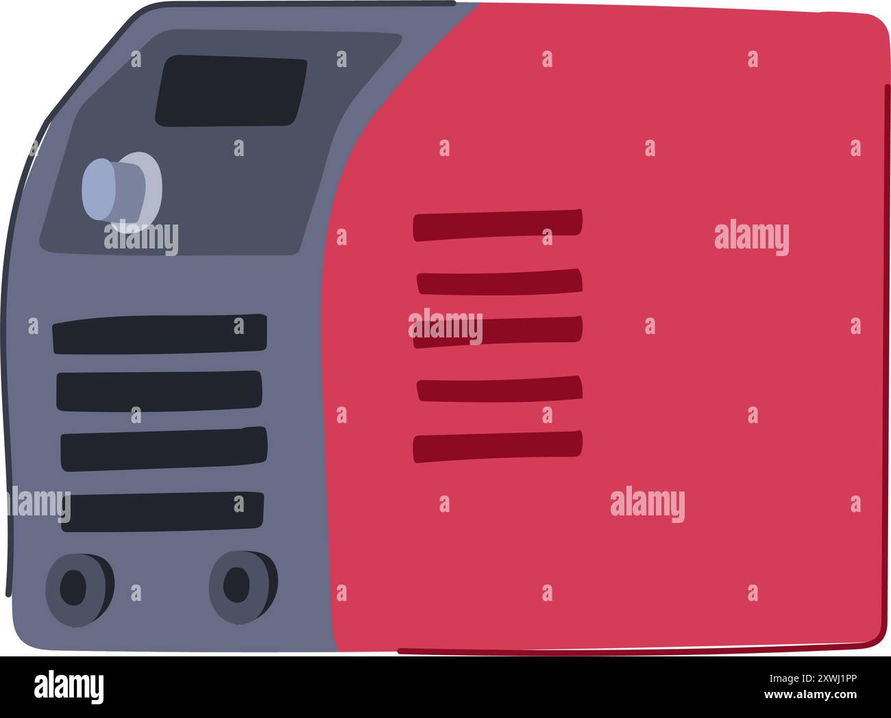 electrode welding machine cartoon vector illustration Stock Vector ...