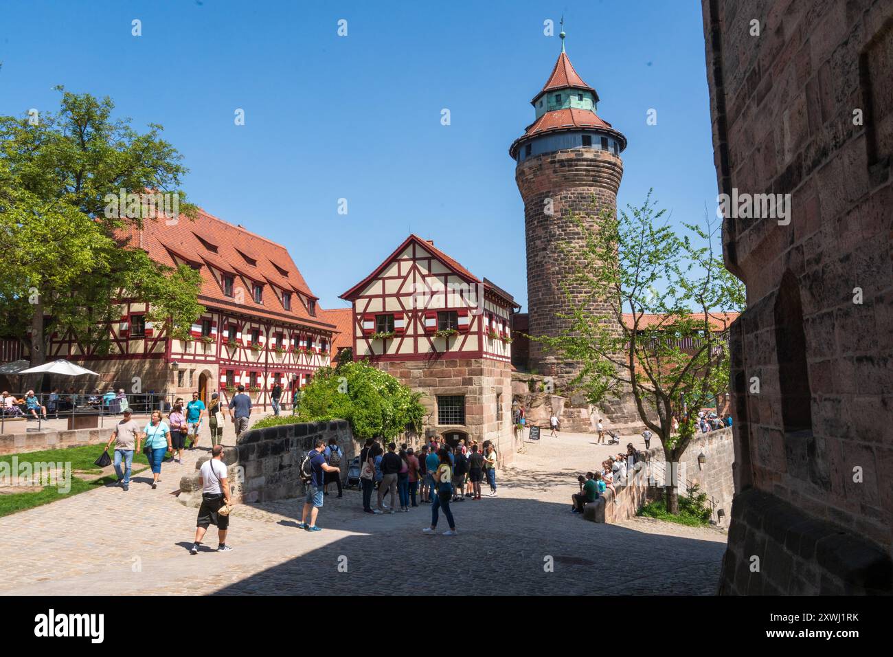 The Imperial Castle of Nuremberg, Castle in Nuremberg, Bavaria, Germany ...