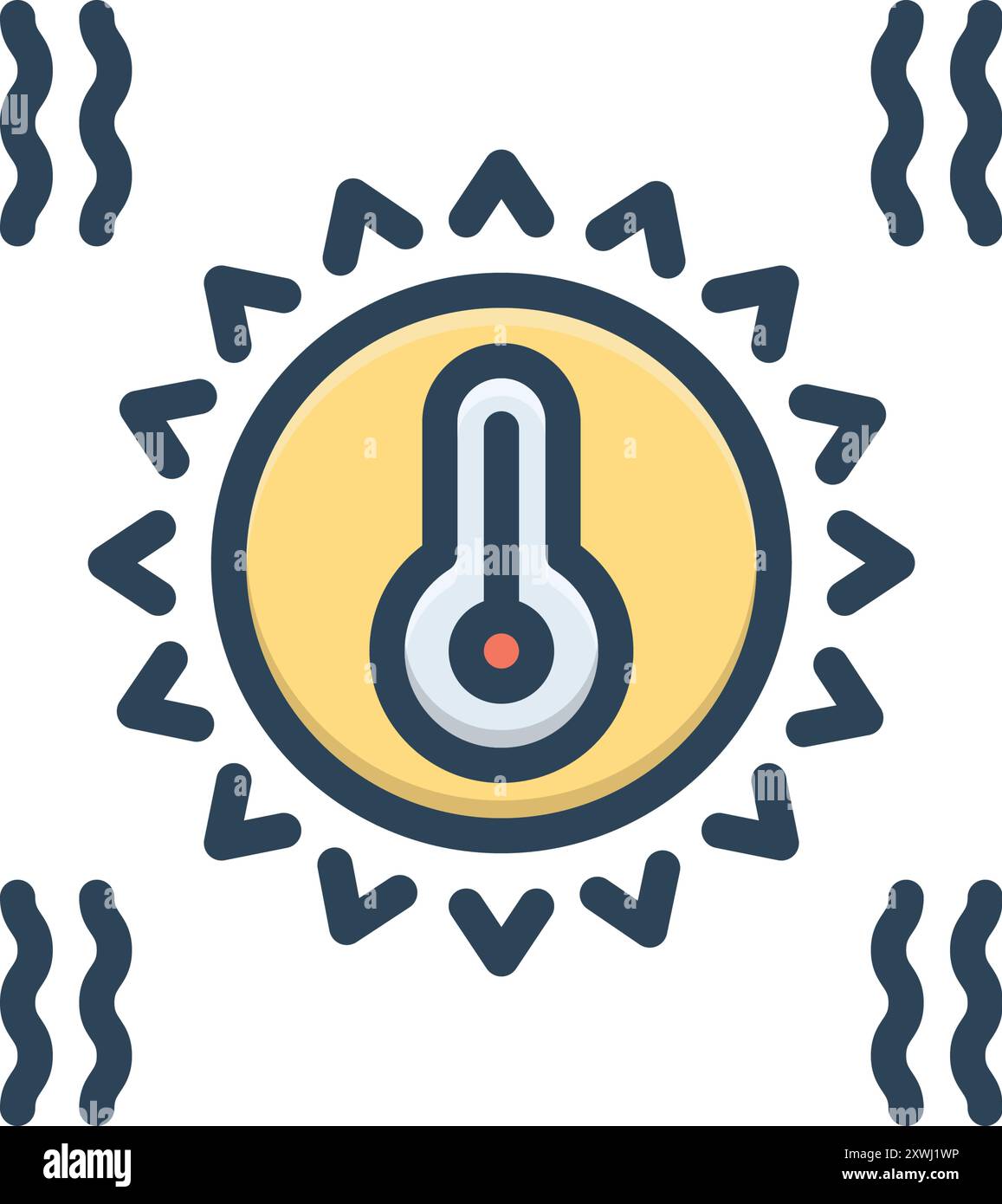 Hot blazing sun Stock Vector Images - Alamy