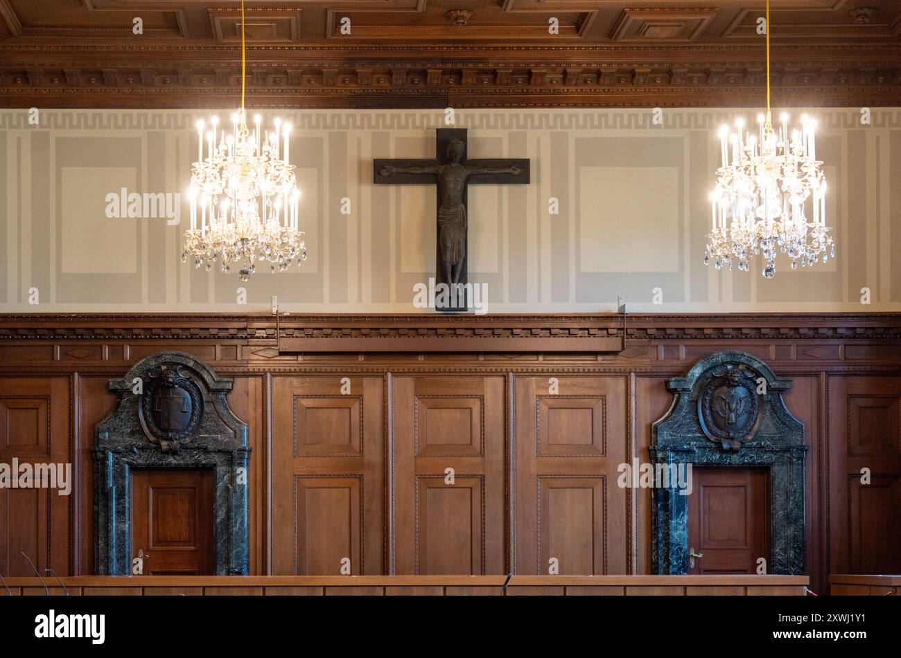 The Palace of Justice, Nuremberg, houses the appellate court, the ...