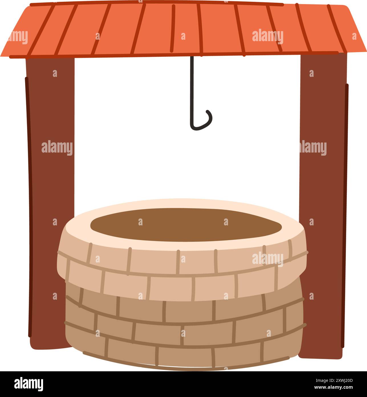 purity well water cartoon vector illustration Stock Vector Image & Art ...