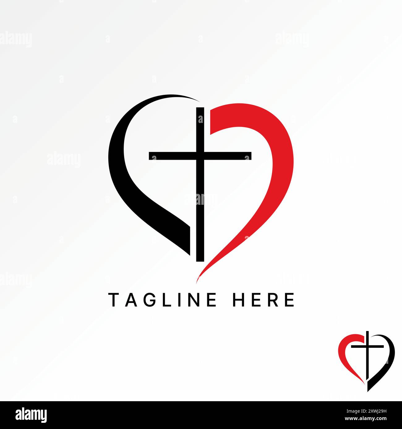 Jesus christ holding heart Stock Vector Images - Alamy