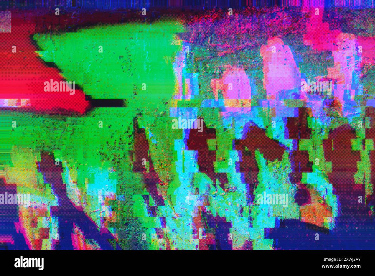 Cyber punk neon textures hi-res stock photography and images - Alamy