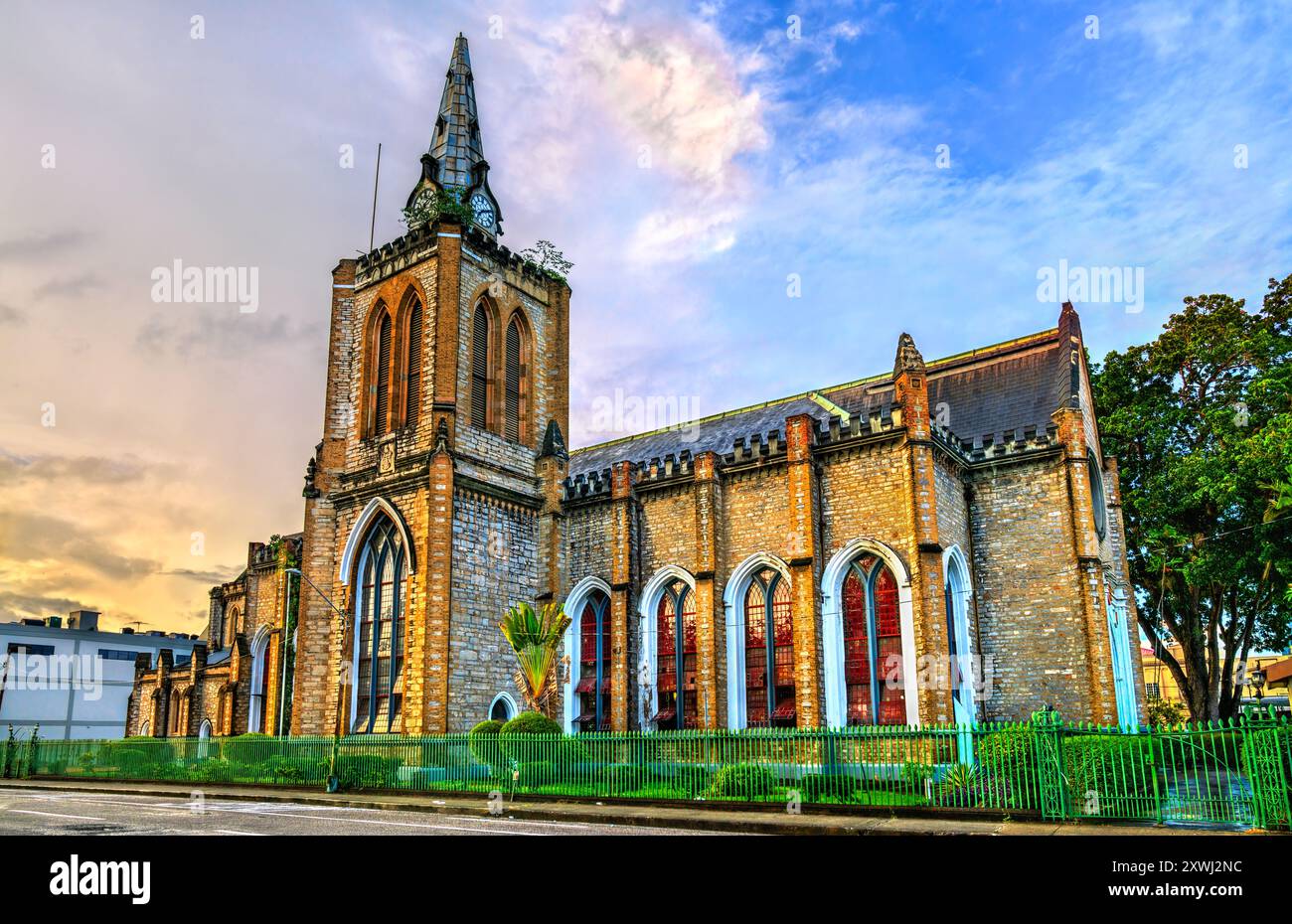 Holy Trinity Cathedral in Port of Spain, the capital of Trinidad and ...